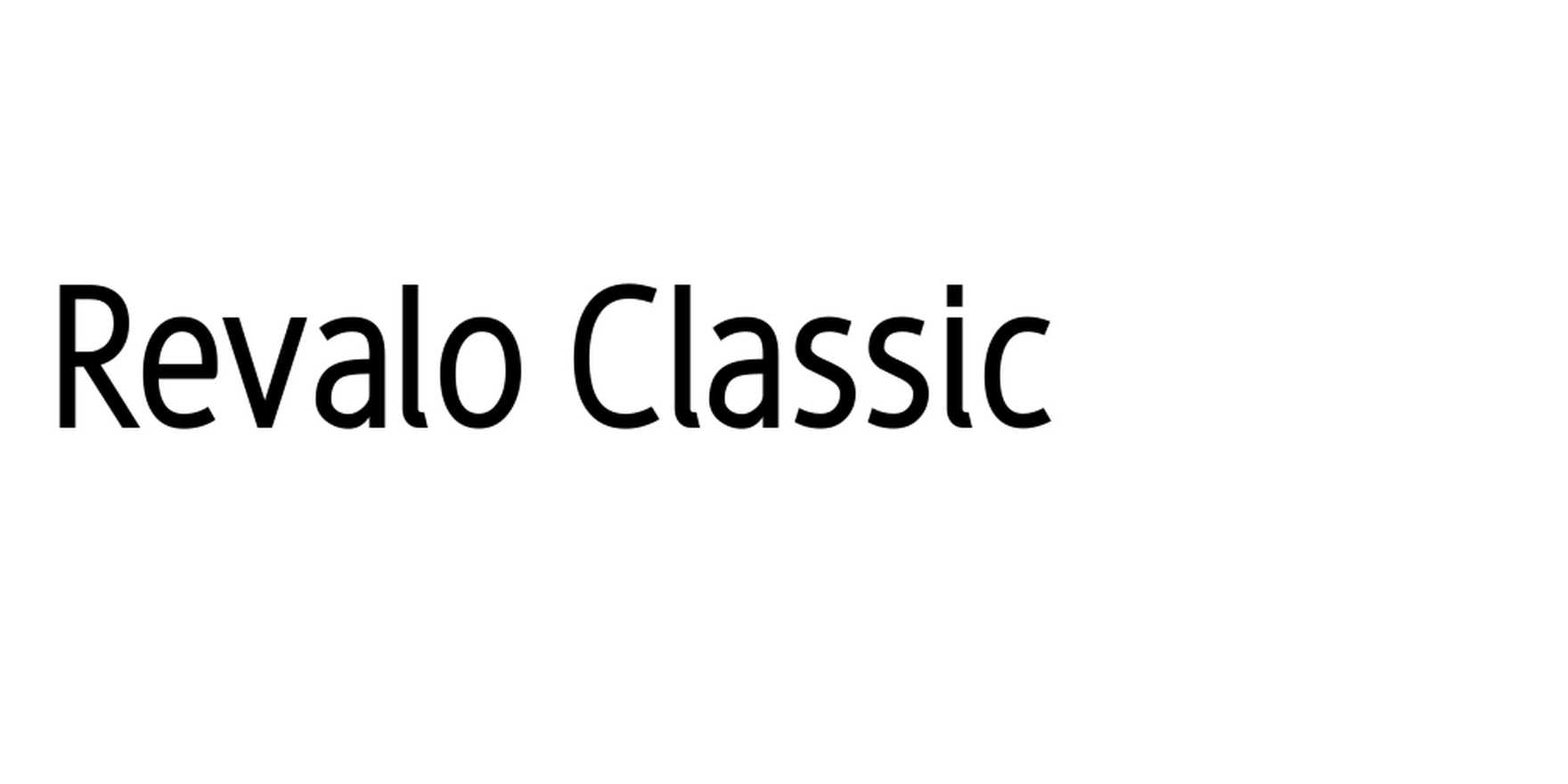 Revalo Classic in use - Fonts In Use