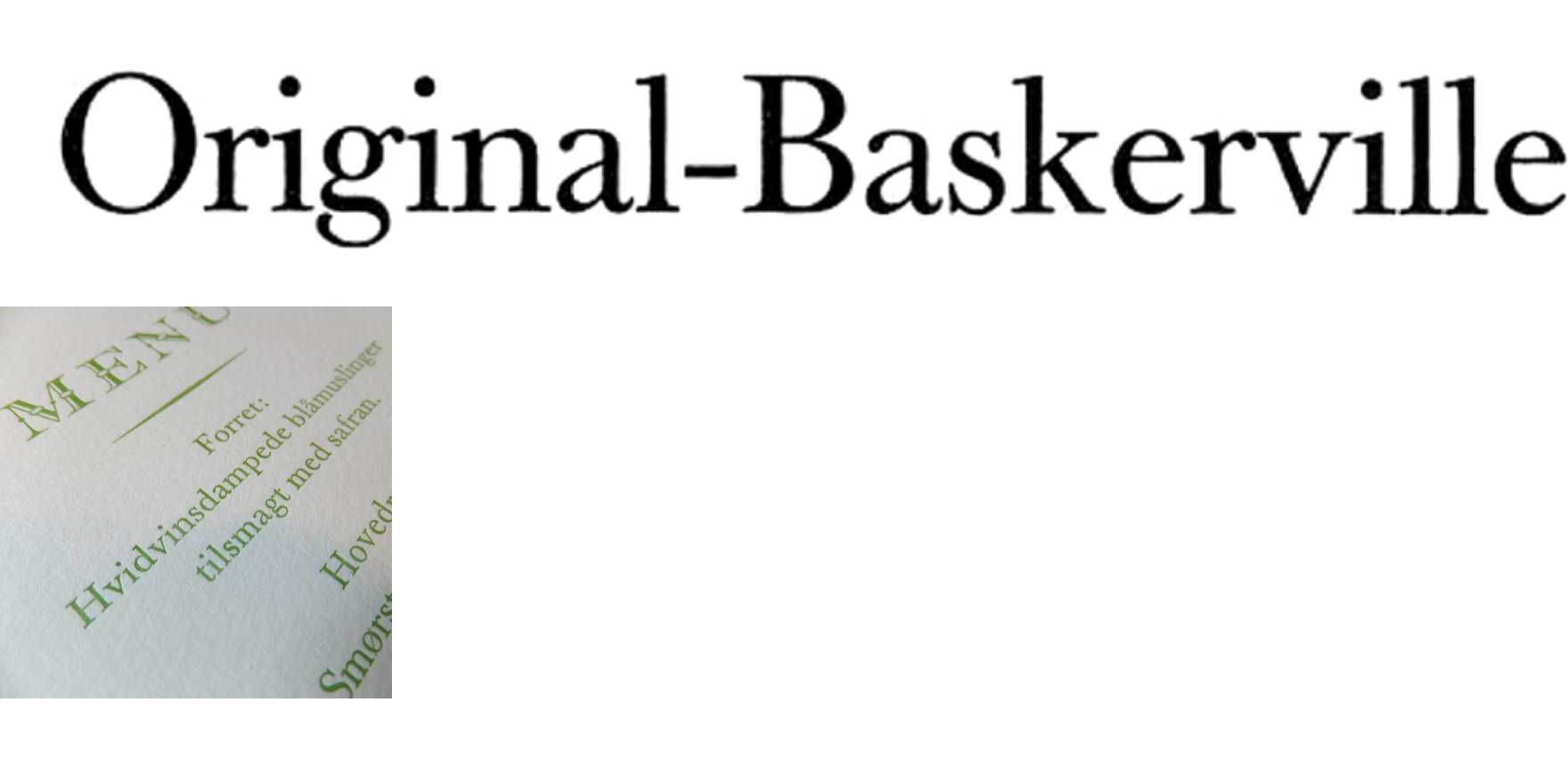 Original-Baskerville in use - Fonts In Use