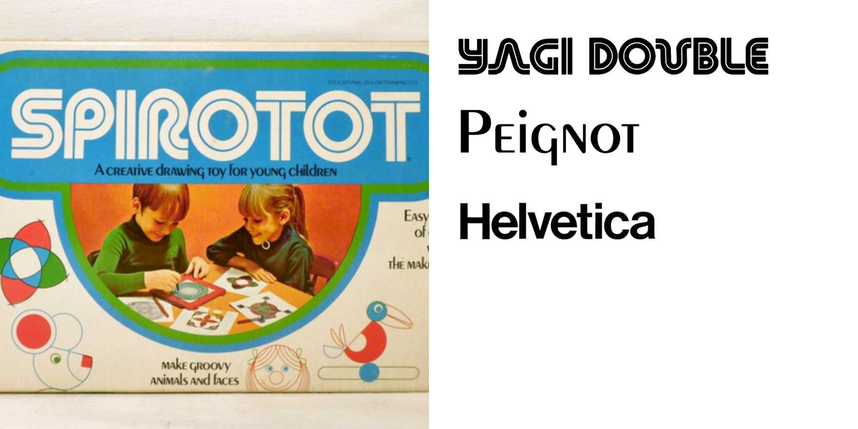 Kenner Spirograph (1972) - Fonts In Use