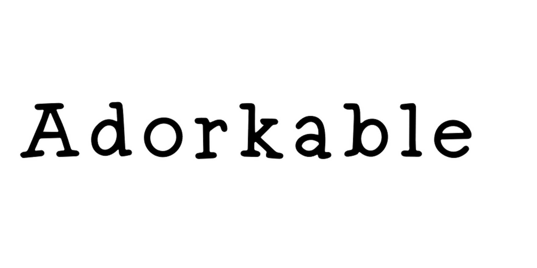 Adorkable in use - Fonts In Use