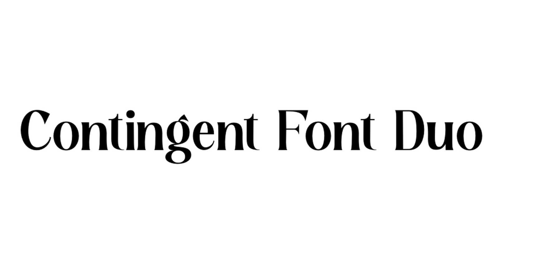 Contingent Font Duo in use - Fonts In Use