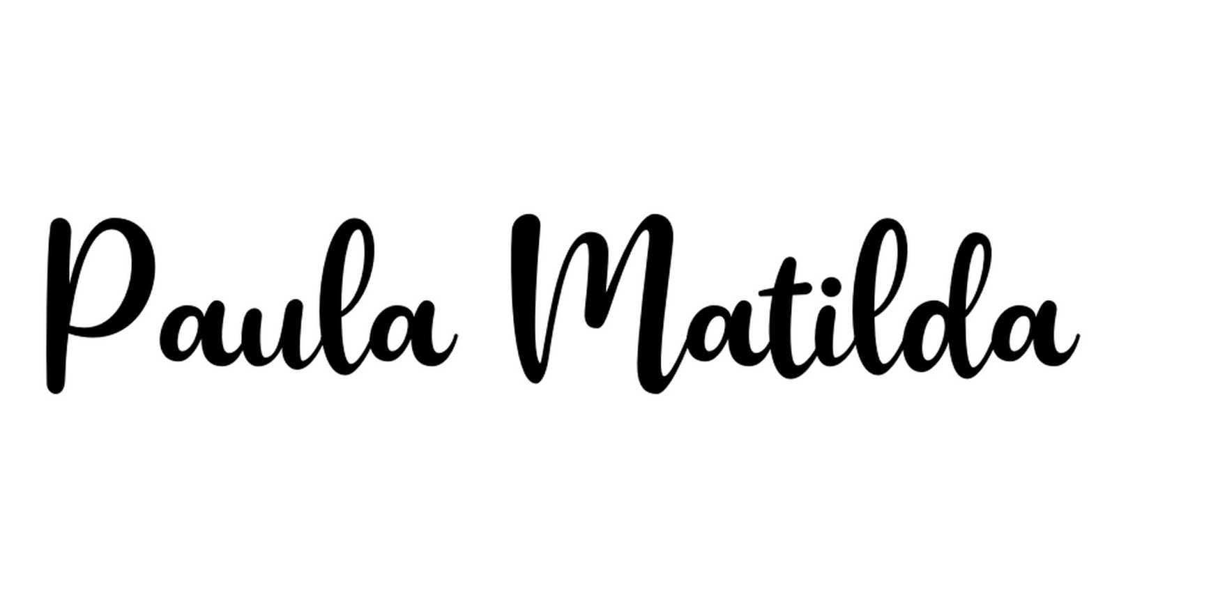 Paula Matilda in use - Fonts In Use