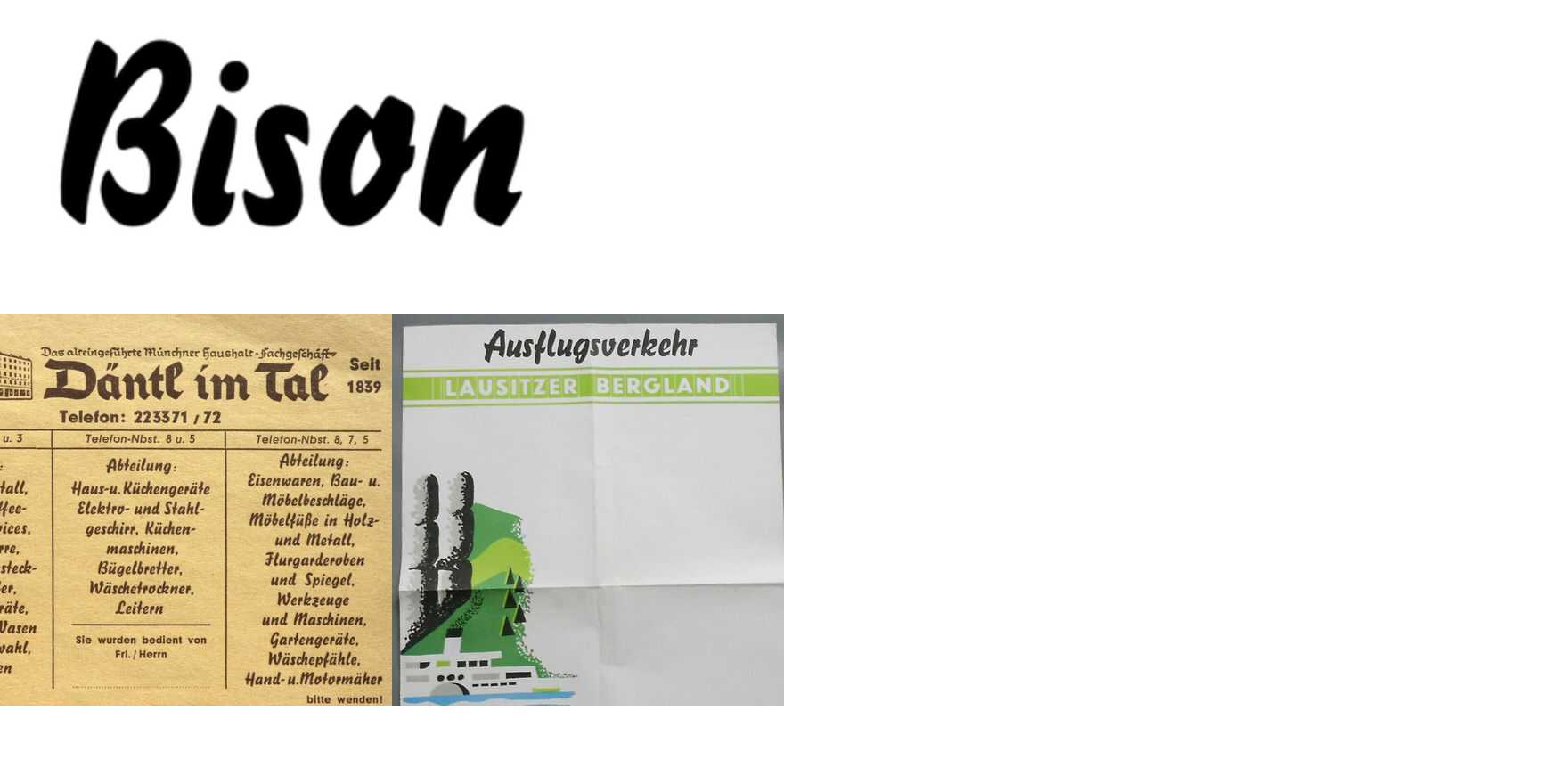 Bison in use - Fonts In Use