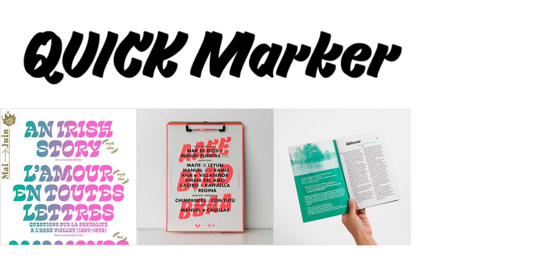 Quick Marker in use - Fonts In Use