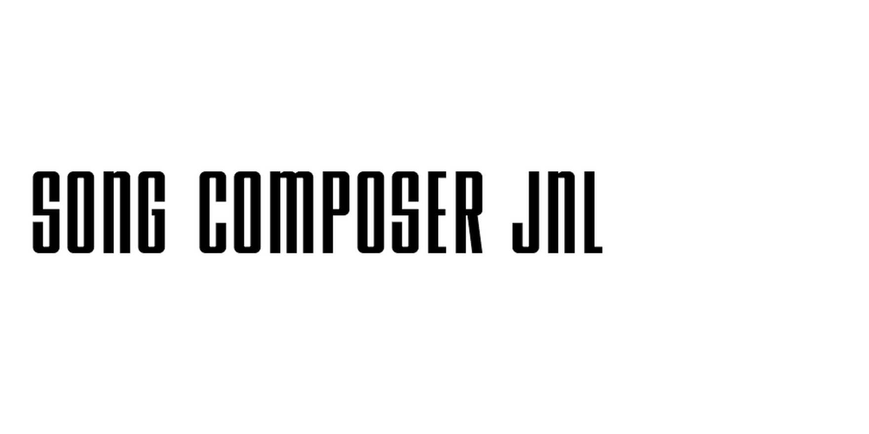 Song Composer JNL in use - Fonts In Use