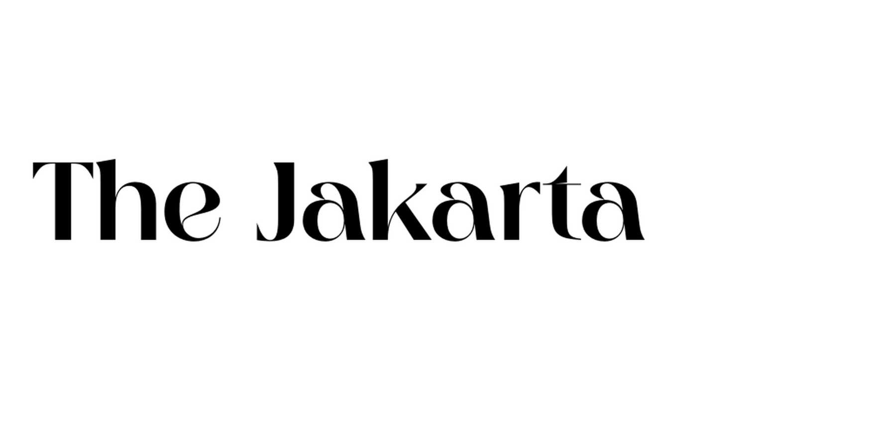 The Jakarta in use - Fonts In Use
