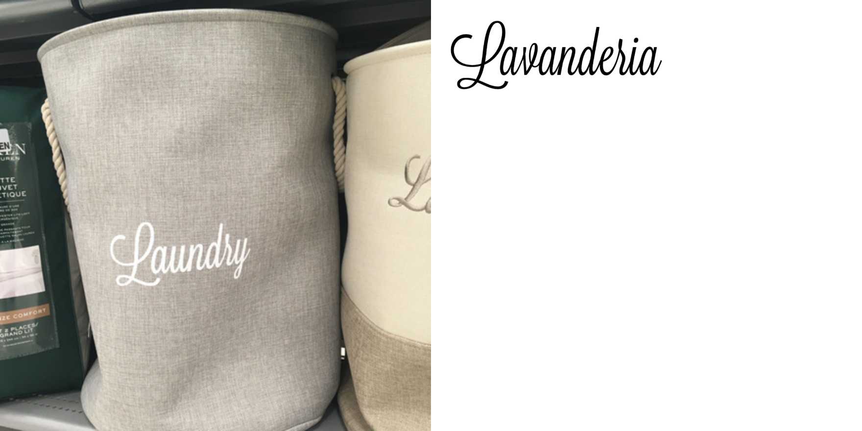 Laundry bag - Fonts In Use