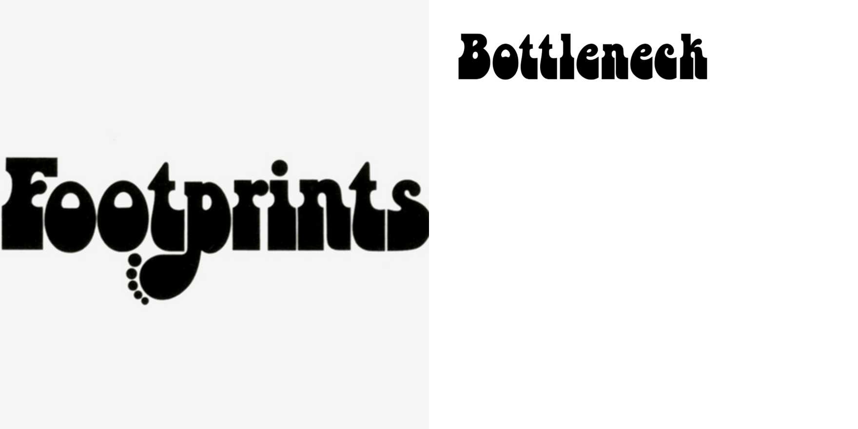 Footprints - Fonts In Use