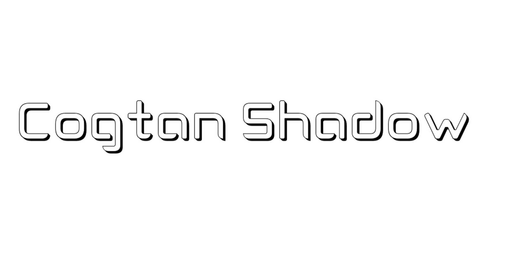 Cogtan Shadow in use - Fonts In Use