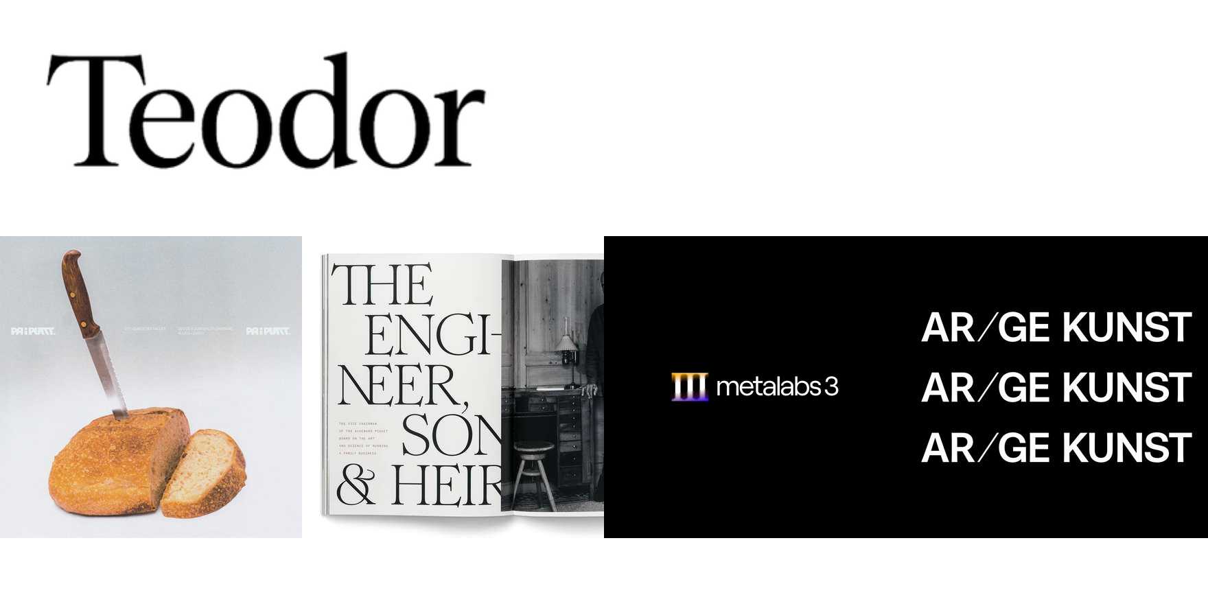 Teodor in use - Fonts In Use
