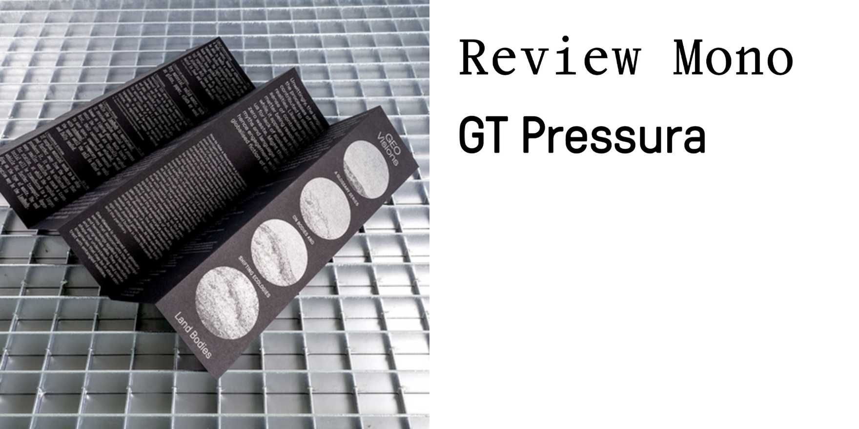 GEOVisions: Land Bodies Glossary - Fonts In Use