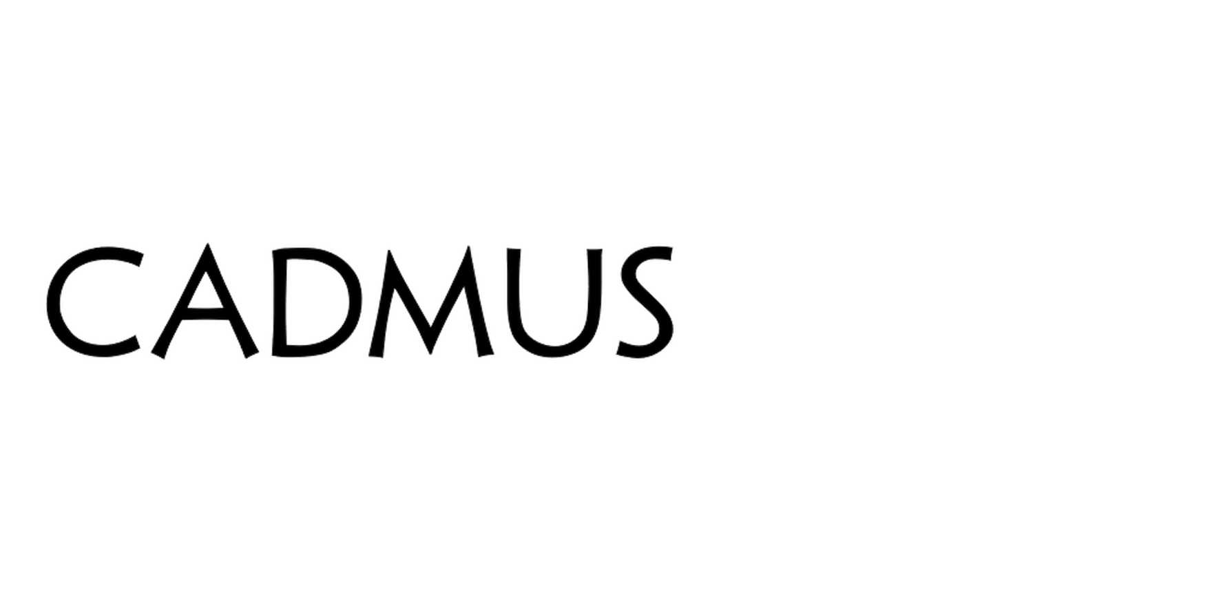 Cadmus (RTF) in use - Fonts In Use