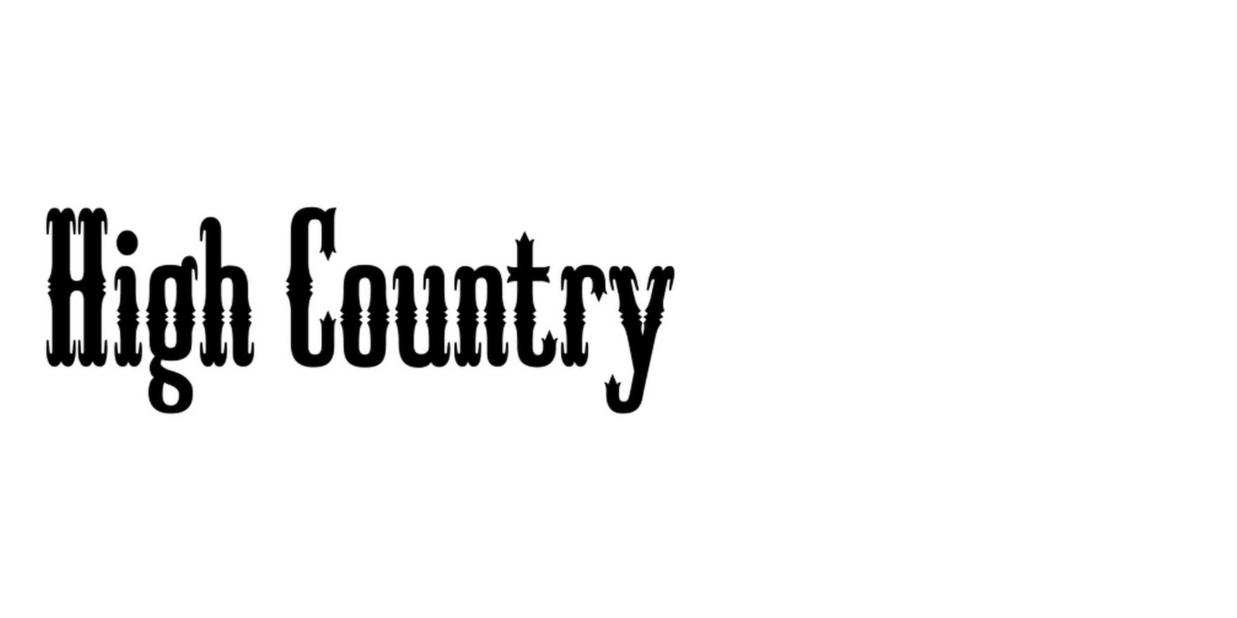 High Country in use - Fonts In Use