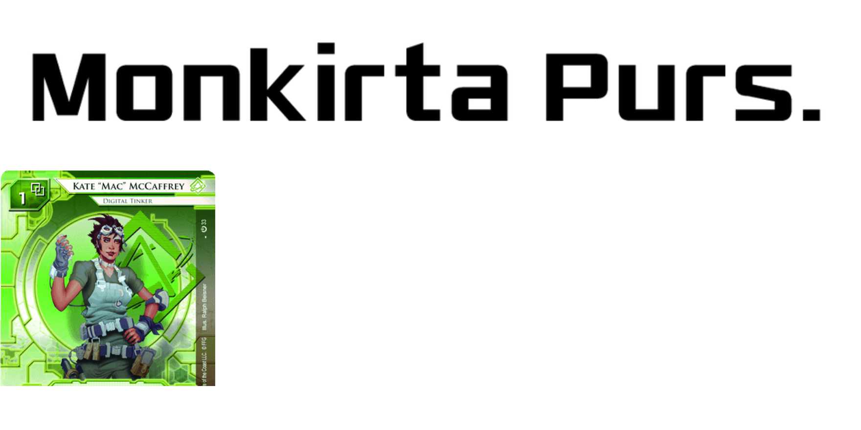 Monkirta Pursuit in use - Fonts In Use
