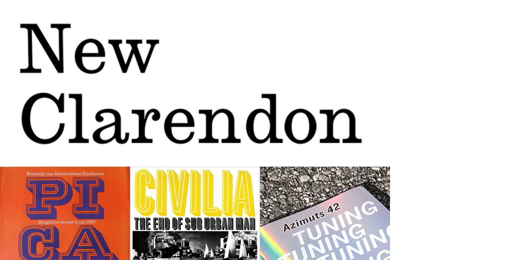 New Clarendon in use - Fonts In Use