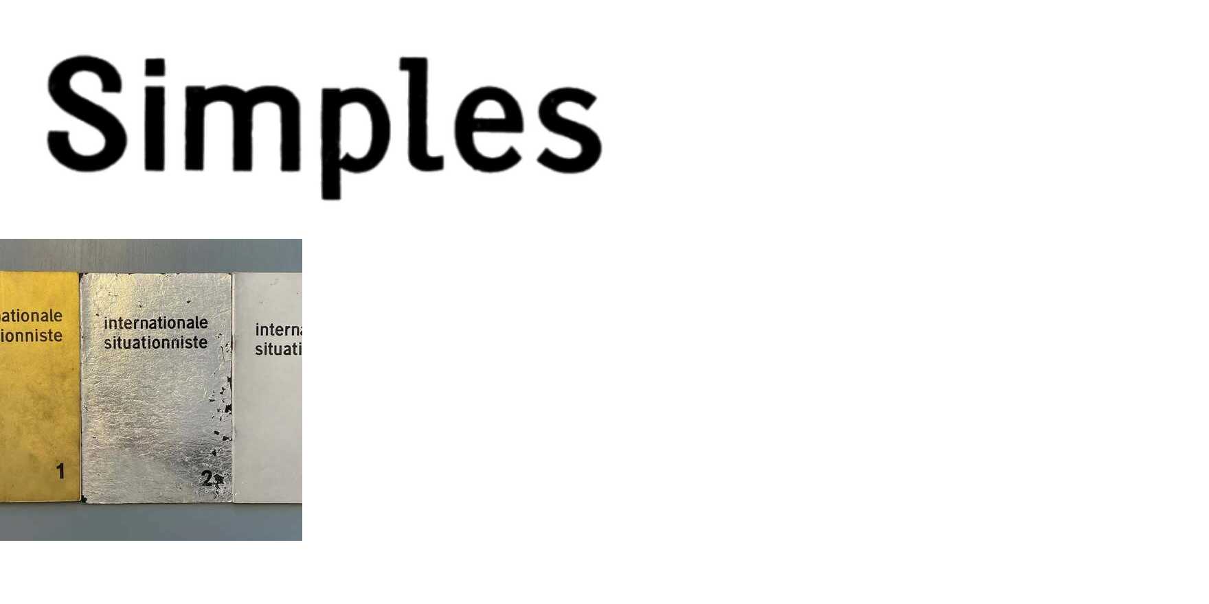 Simples in use - Fonts In Use