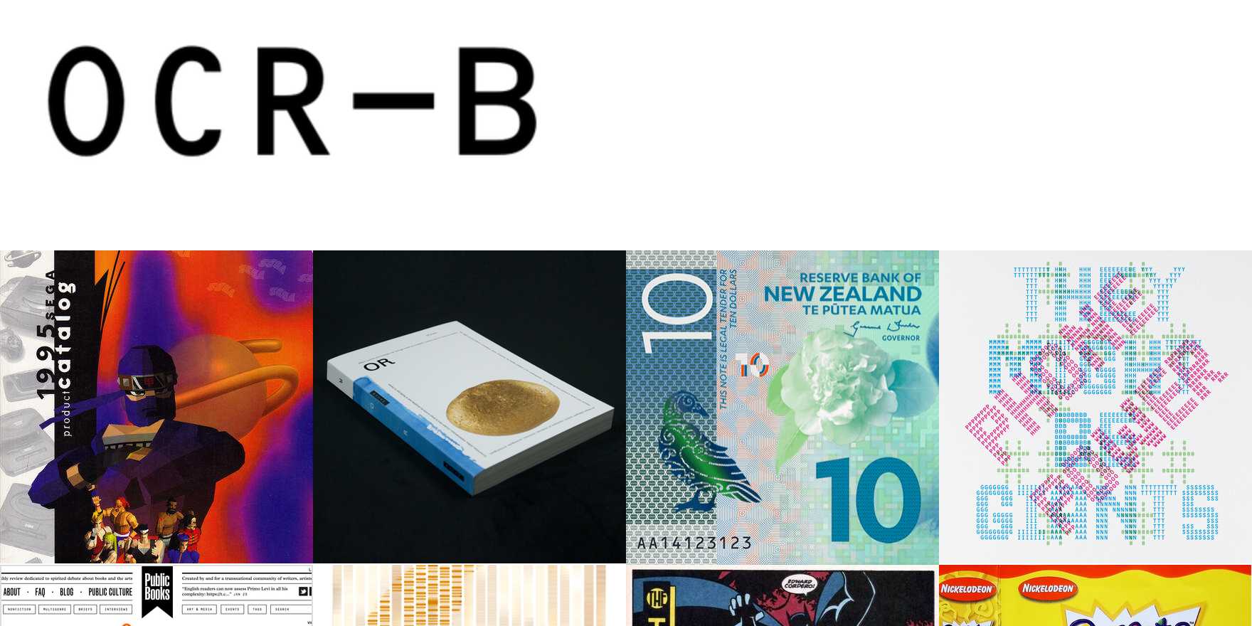 OCR-B in use - Fonts In Use