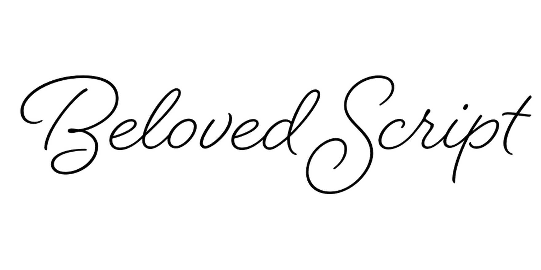beloved script tattoo