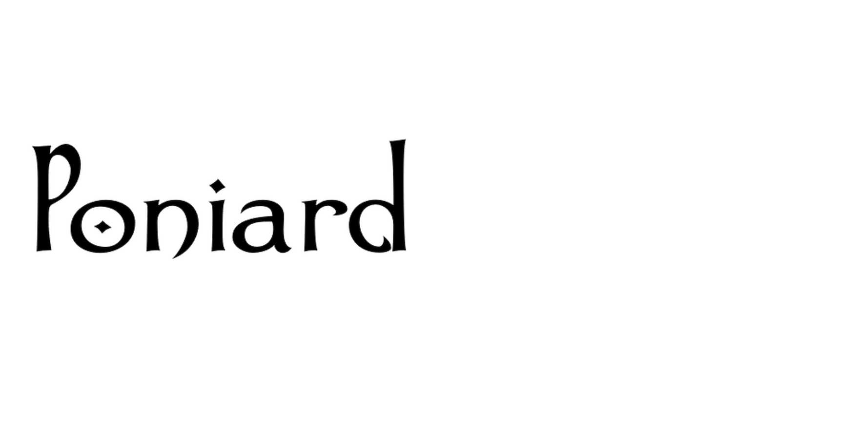 Poniard in use - Fonts In Use