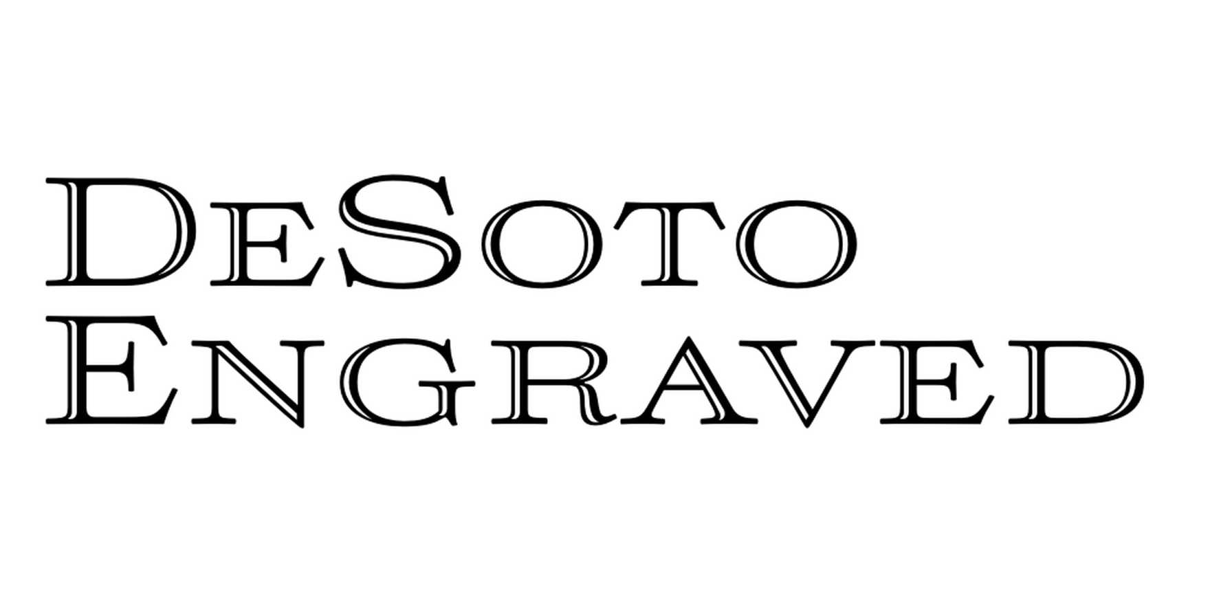 DeSoto Engraved in use - Fonts In Use