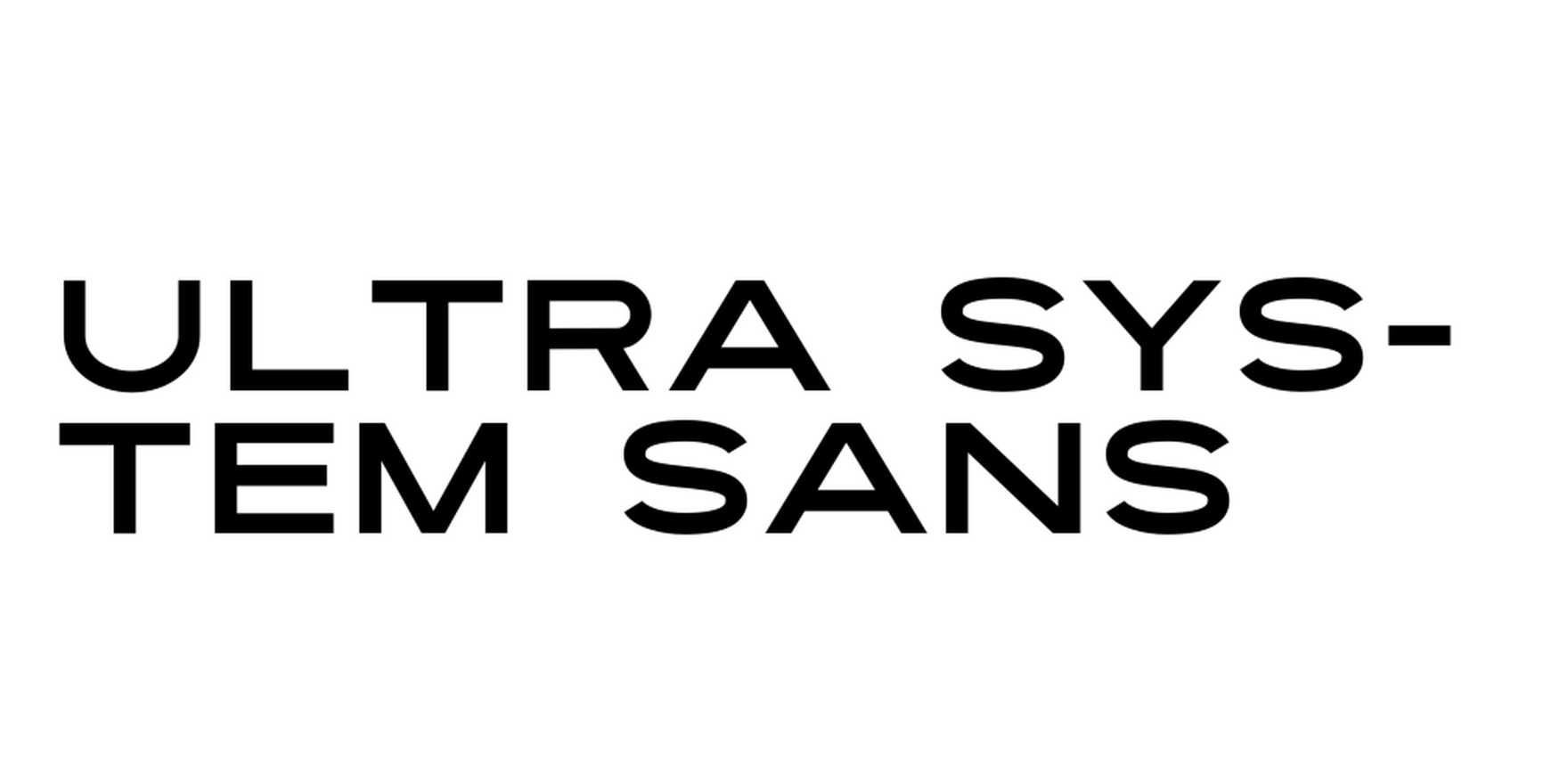 Ultra System Sans in use - Fonts In Use