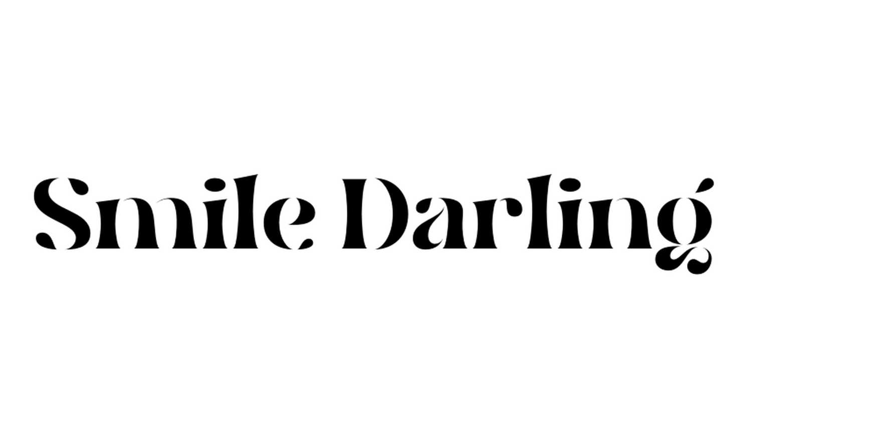 Smile Darling in use - Fonts In Use