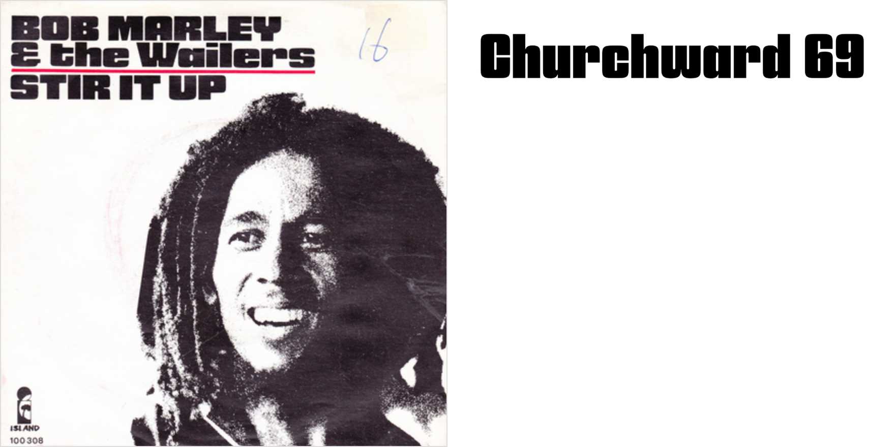 Bob Marley & the Wailers – “Stir It Up” Dutch single cover - Fonts In Use