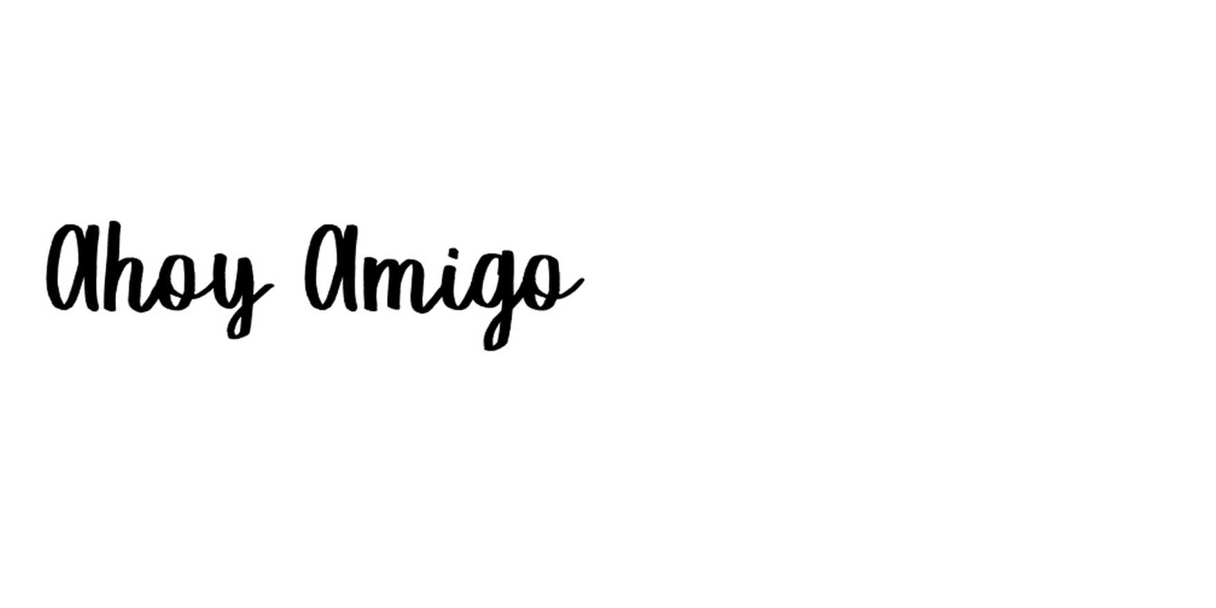Ahoy Amigo in use - Fonts In Use