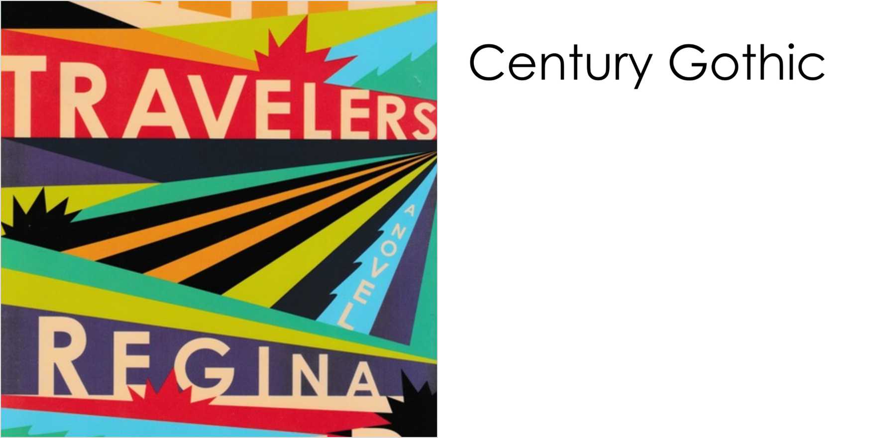 The Travelers by Regina Porter - Fonts In Use
