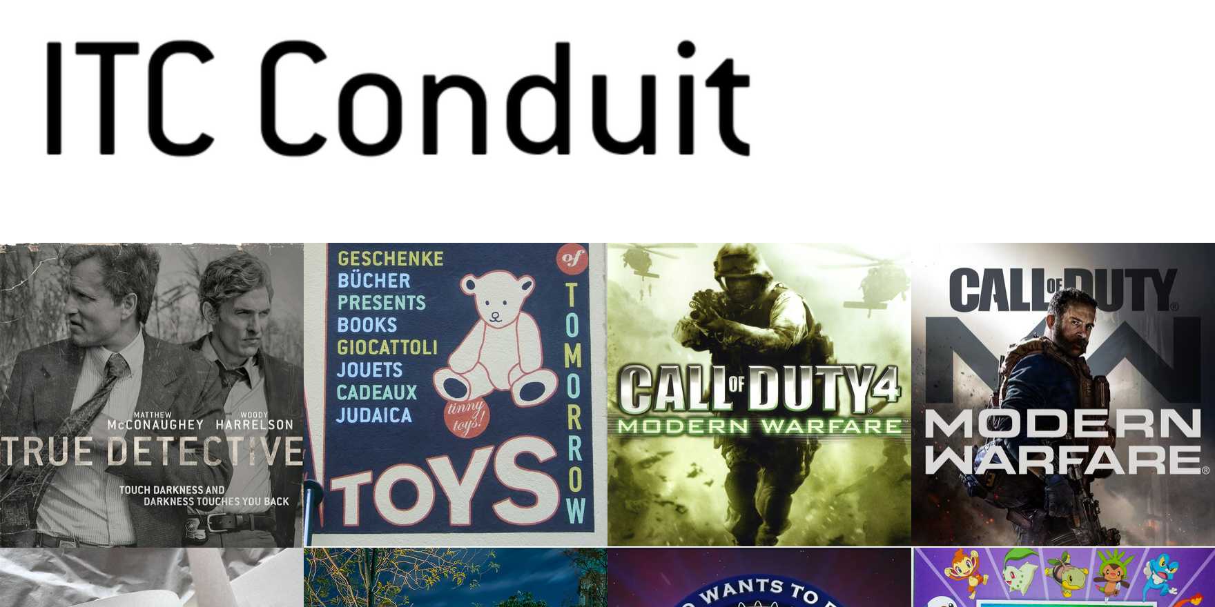 ITC Conduit in use - Fonts In Use