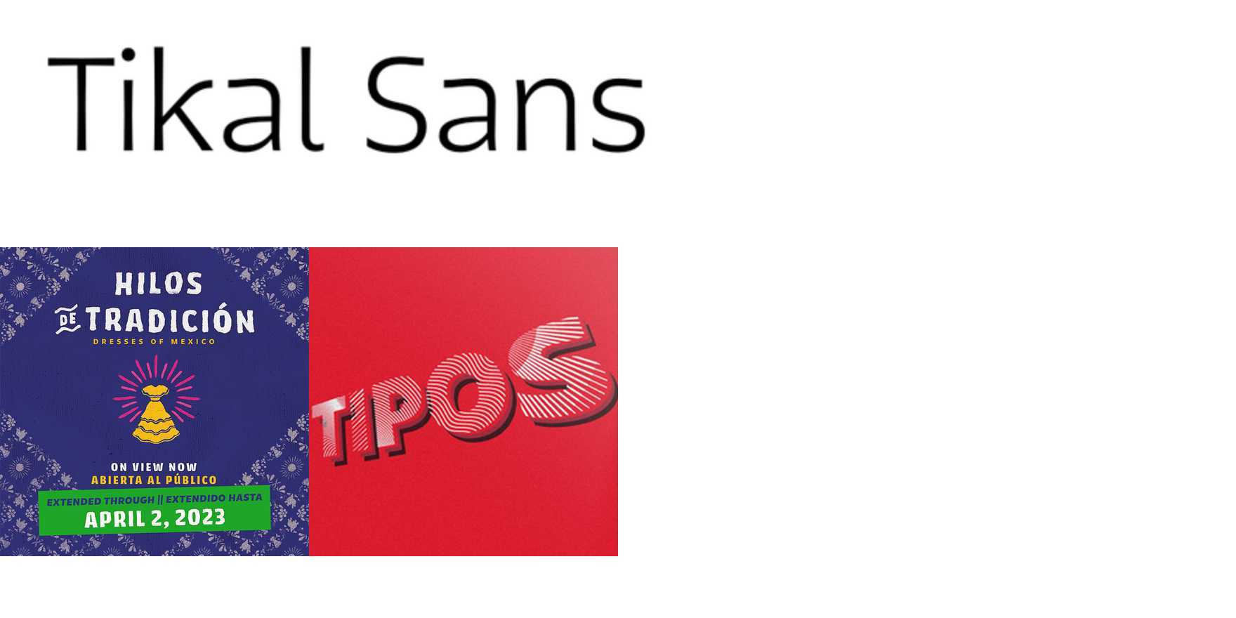 Tikal Sans in use - Fonts In Use