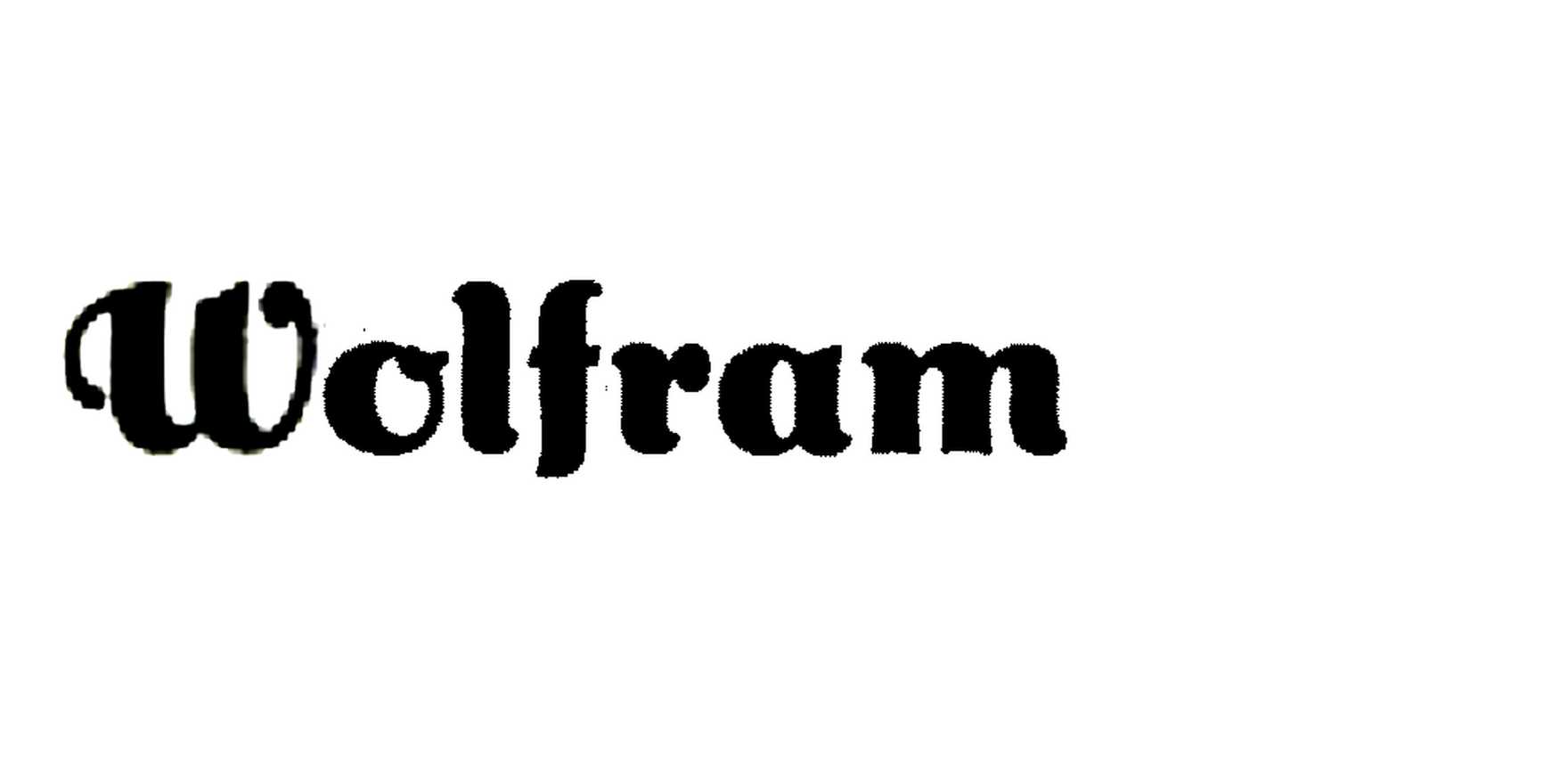 Wolfram in use - Fonts In Use
