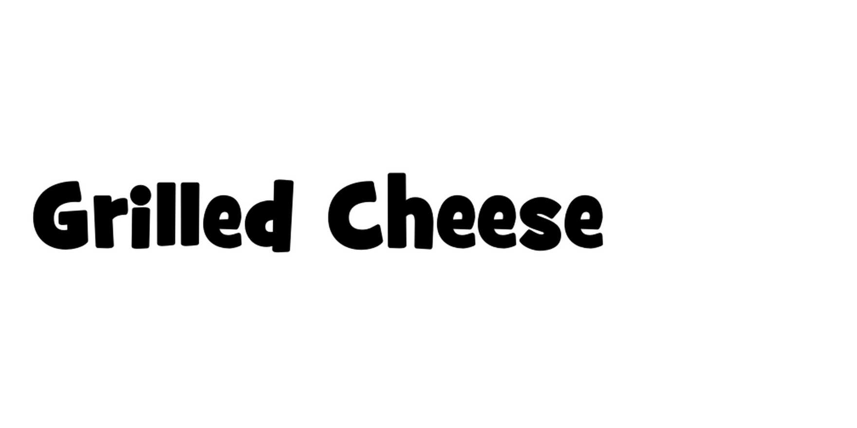 Grilled Cheese in use - Fonts In Use
