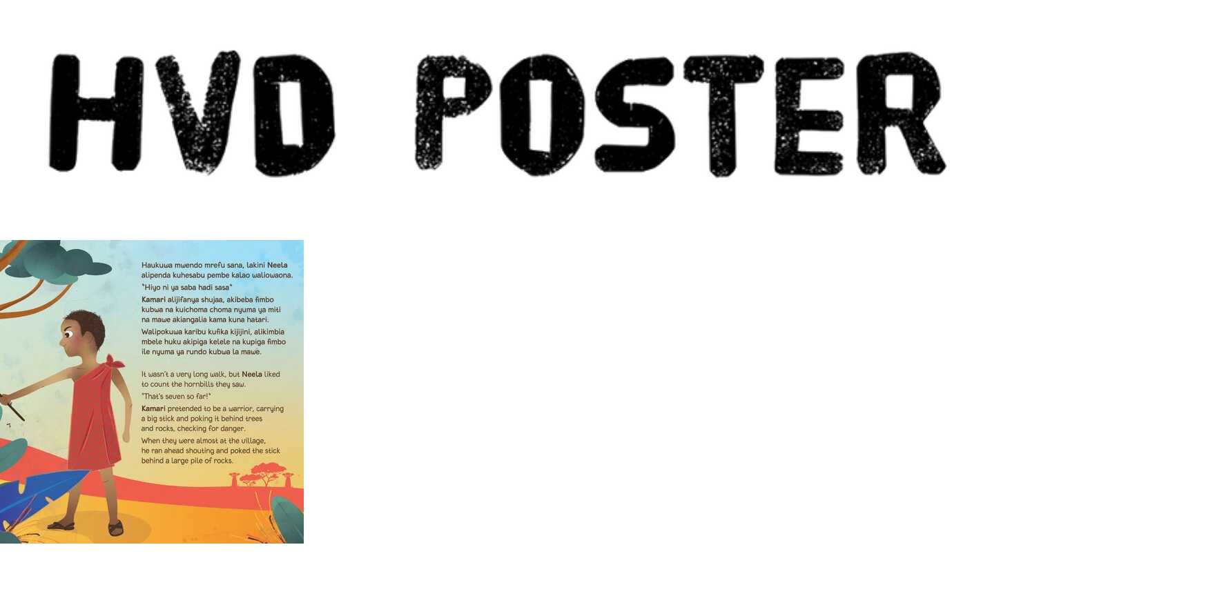 HVD Poster in use - Fonts In Use