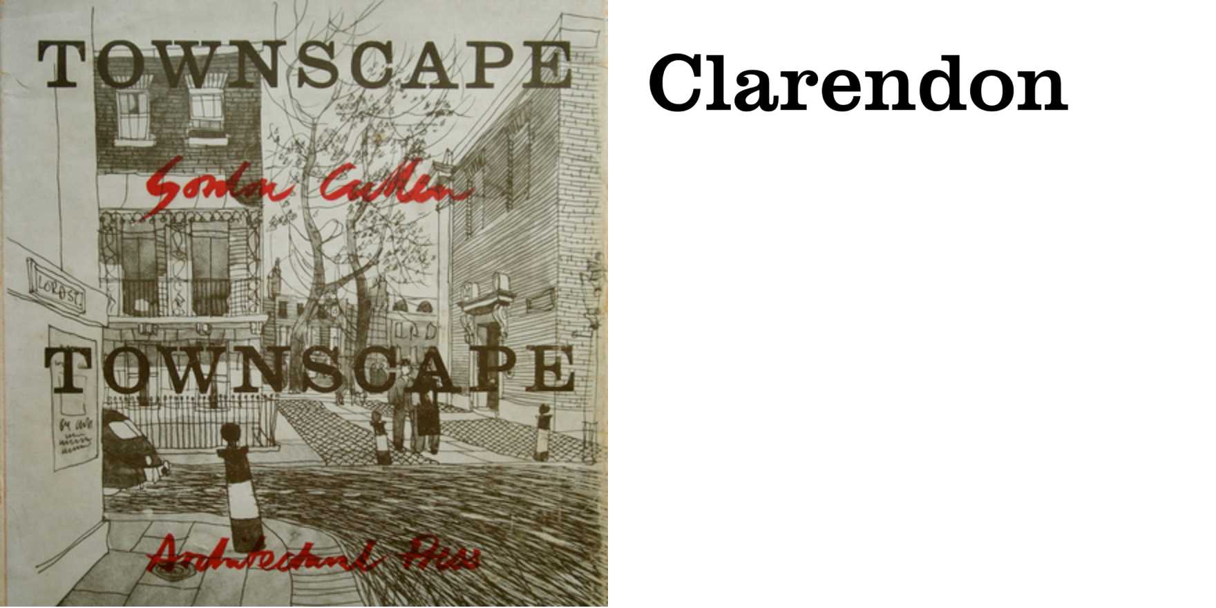 Townscape by Gordon Cullen - Fonts In Use