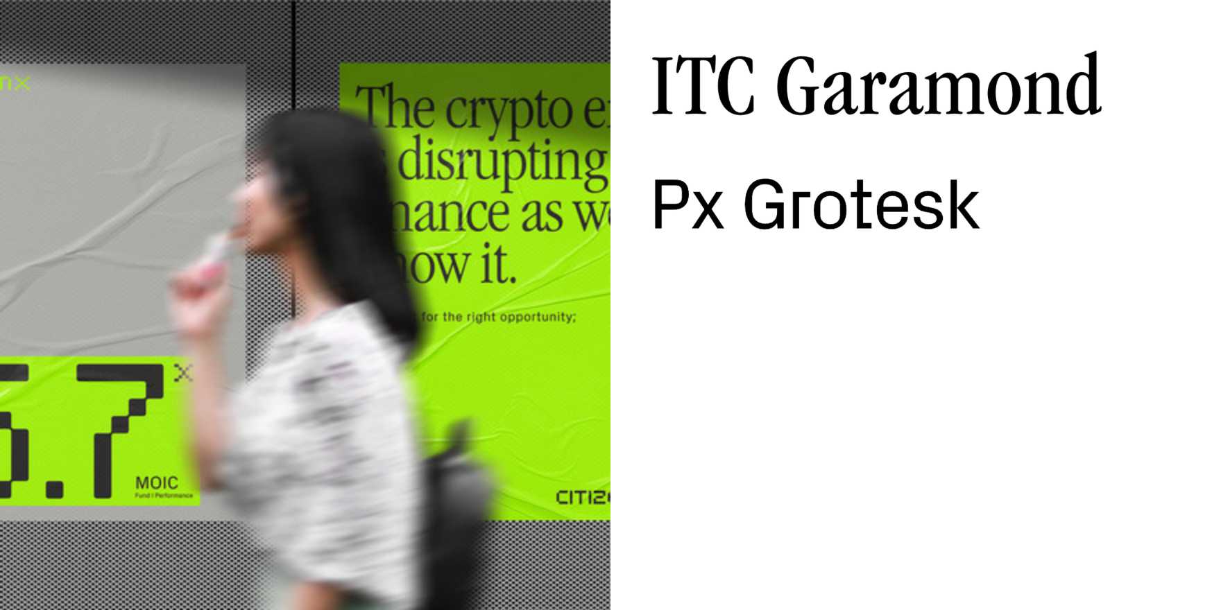 Citizen X, 2023 redesign - Fonts In Use