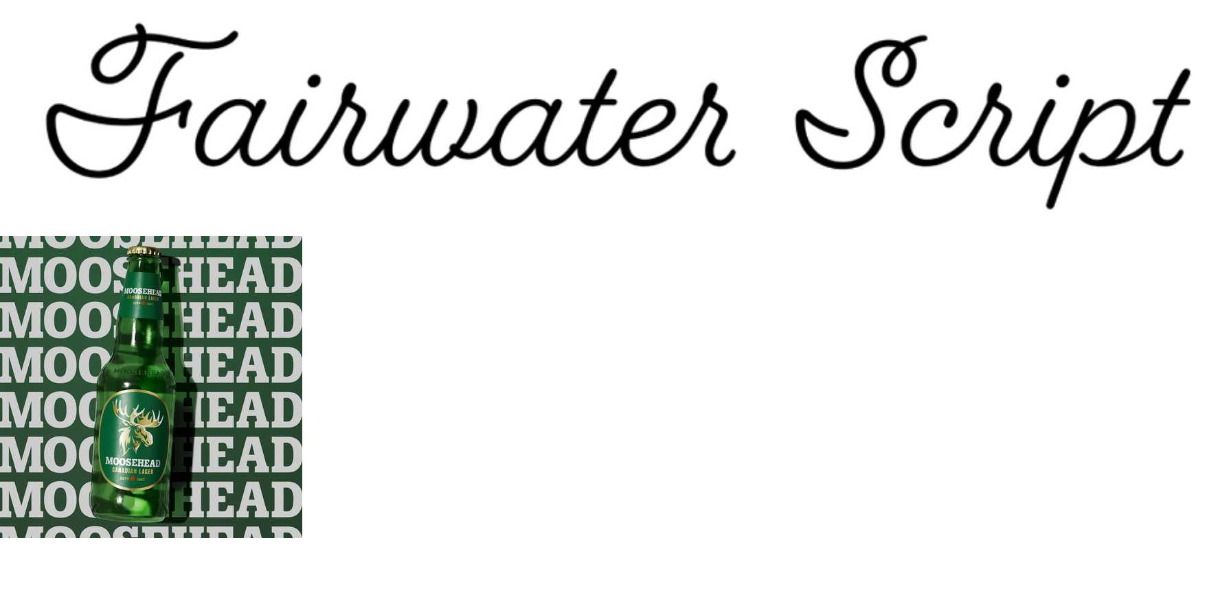 Fairwater Script in use - Fonts In Use