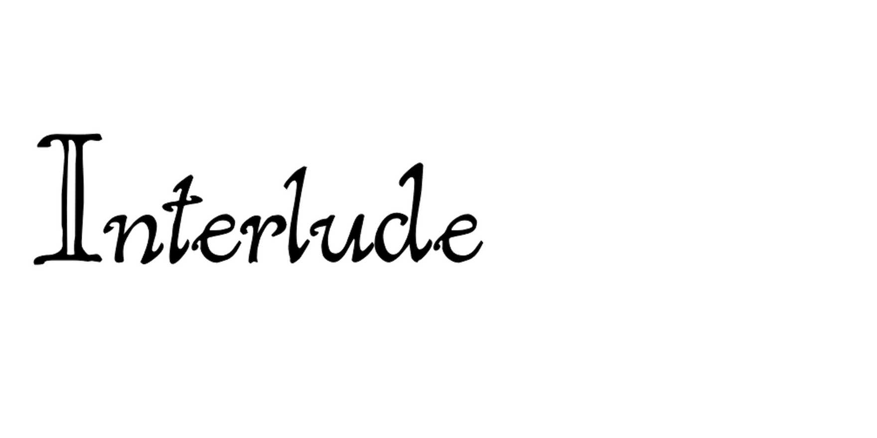 Interlude in use - Fonts In Use