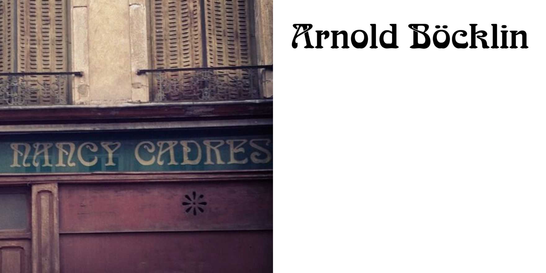 Nancy Cadres - Fonts In Use