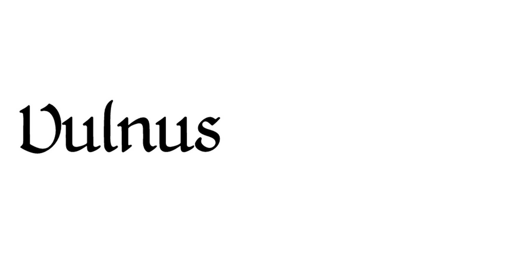 Vulnus in use - Fonts In Use