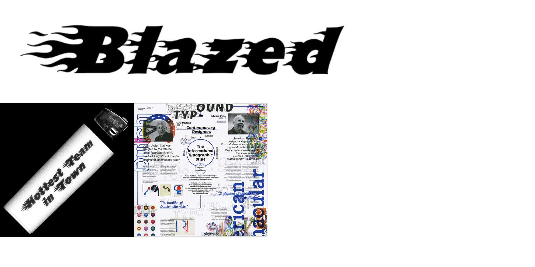 Blazed in use - Fonts In Use