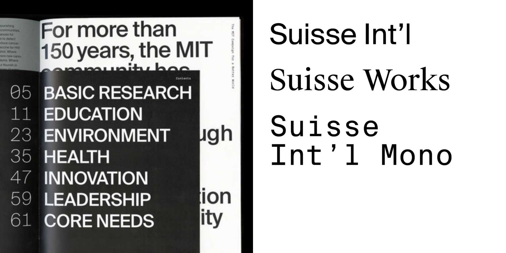 MIT fundraising campaign - Fonts In Use
