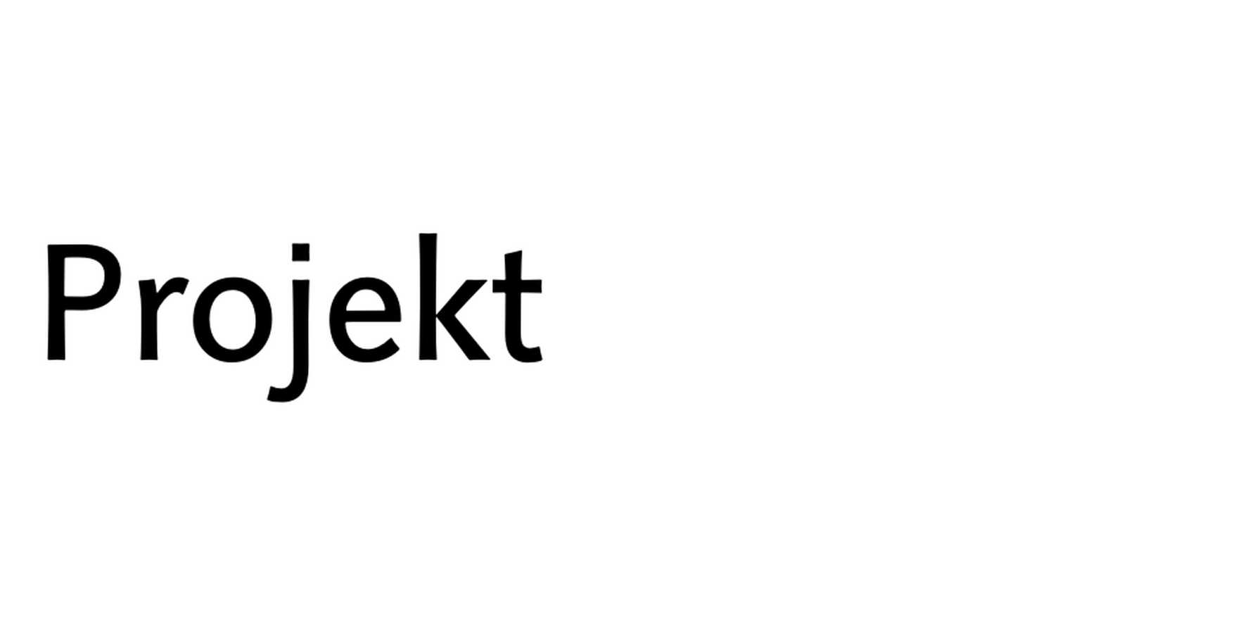 Projekt in use - Fonts In Use