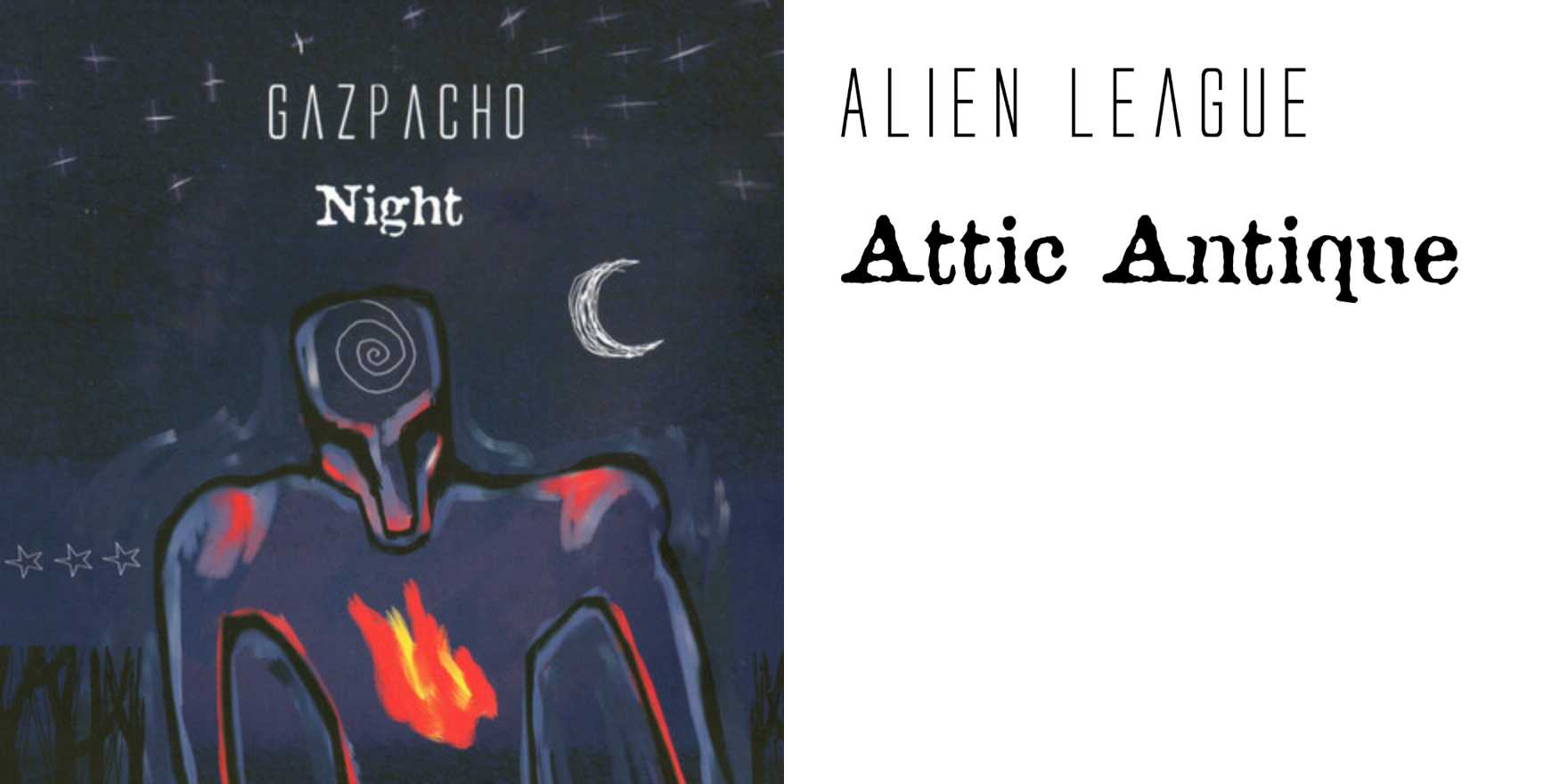 Gazpacho – Night (2015 reissue) album art - Fonts In Use