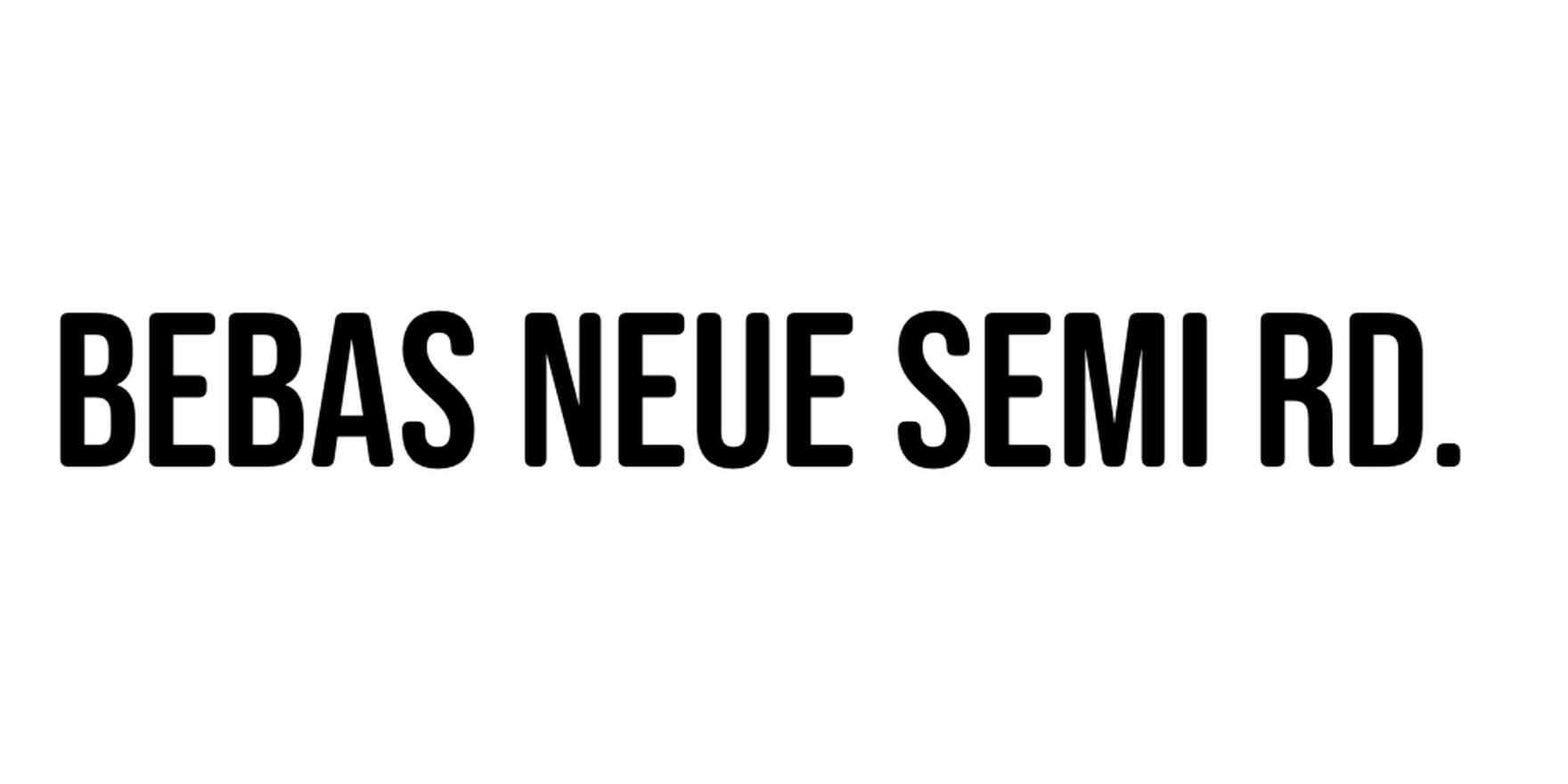 Bebas Neue Semi Rounded in use - Fonts In Use