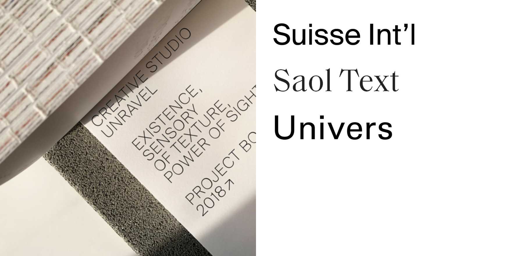 CSU: project book 2018 - Fonts In Use