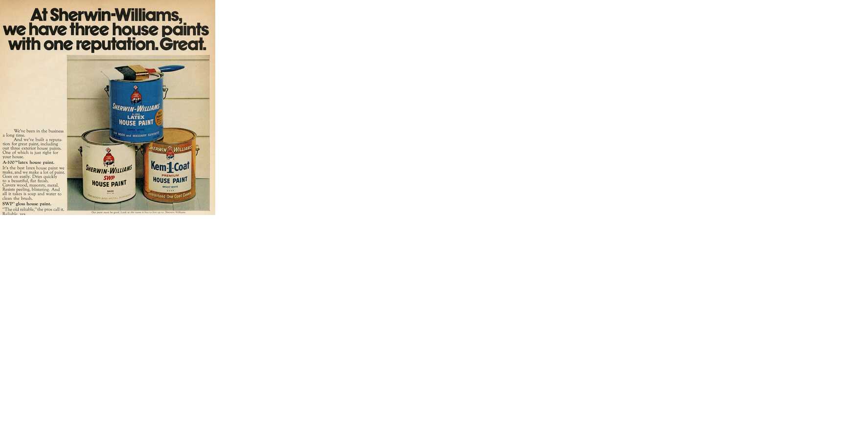 Sherwin-Williams - Fonts In Use