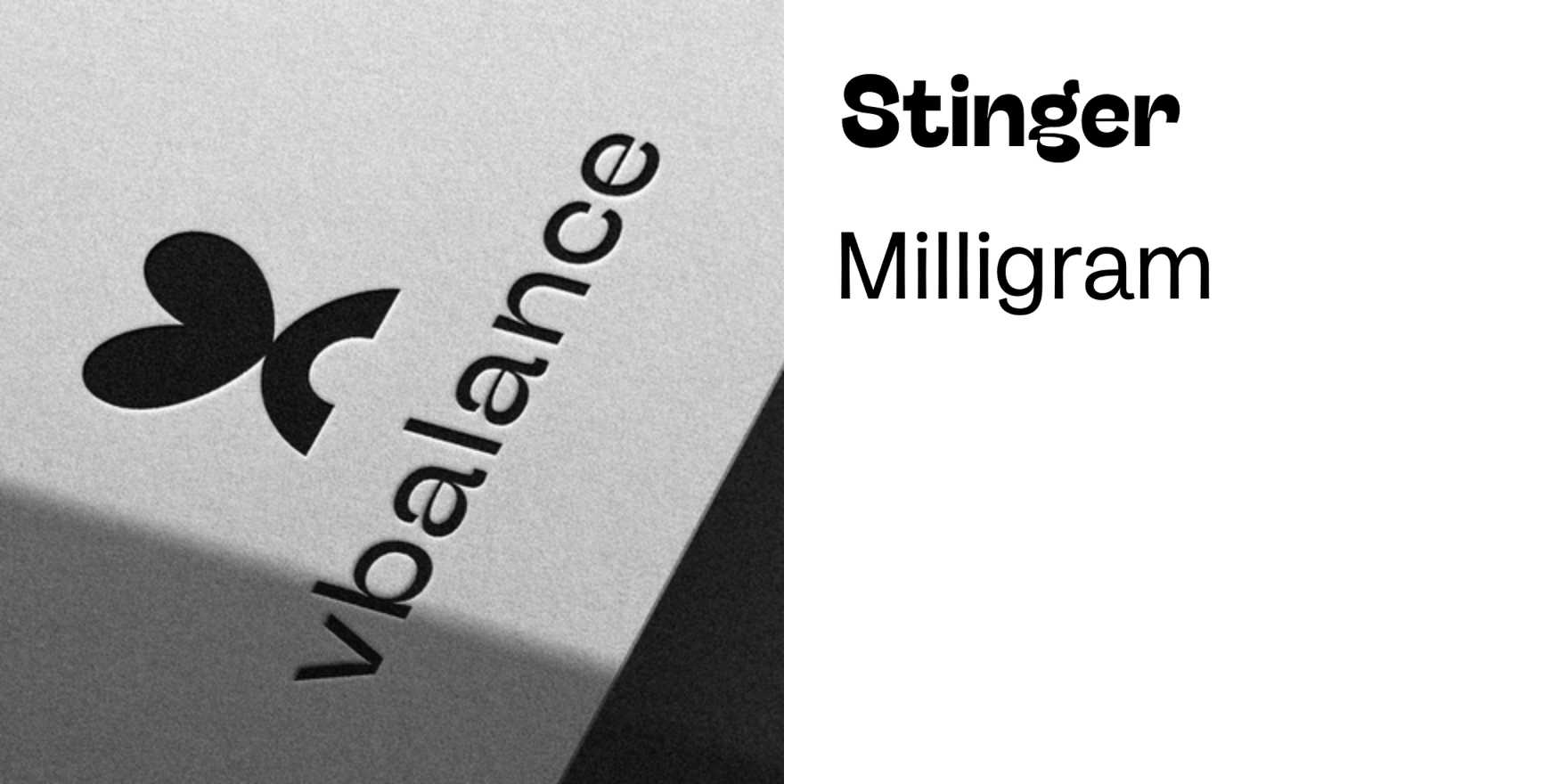 VBALANCE - Fonts In Use