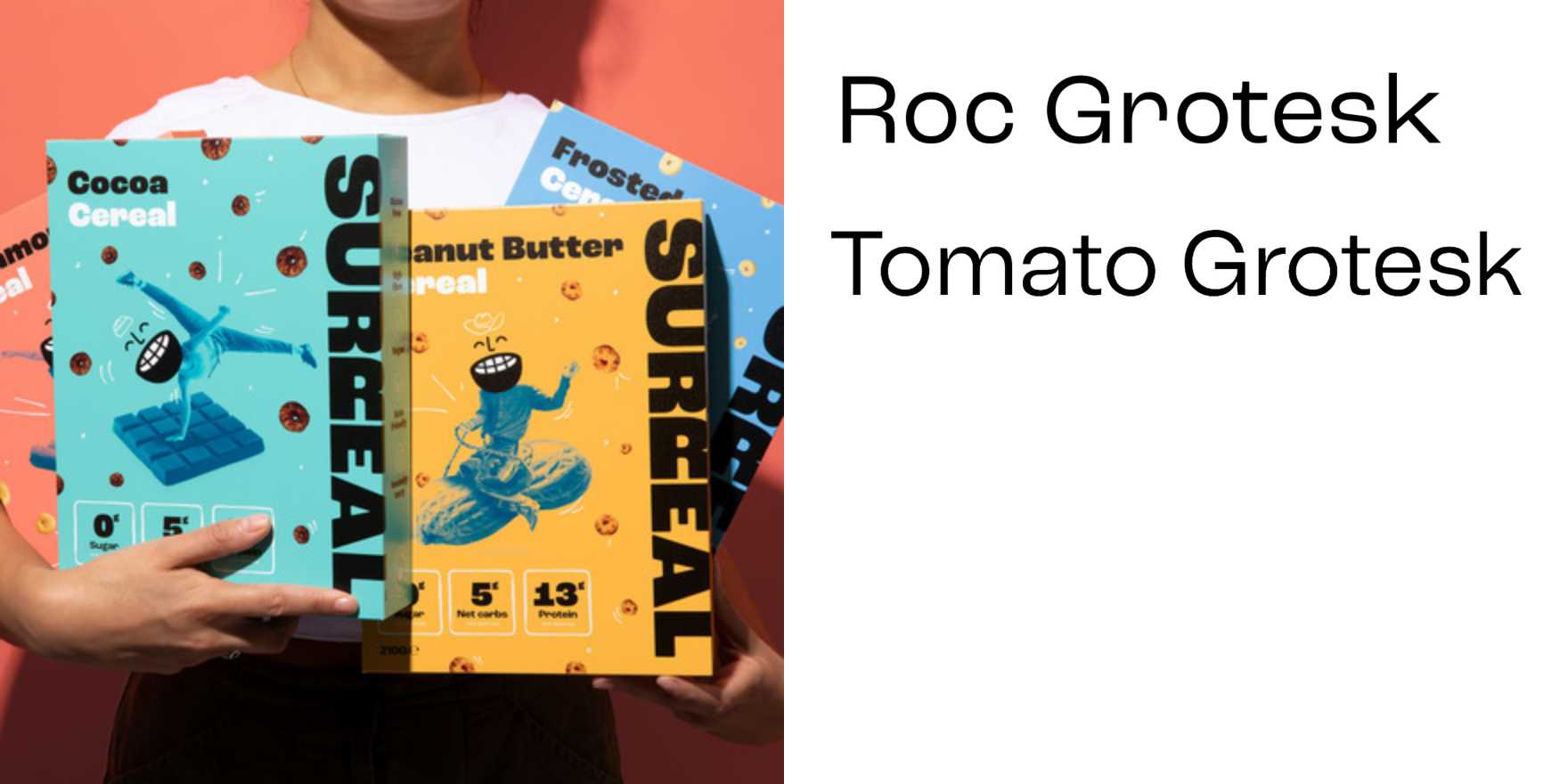 Surreal Cereal - Fonts In Use