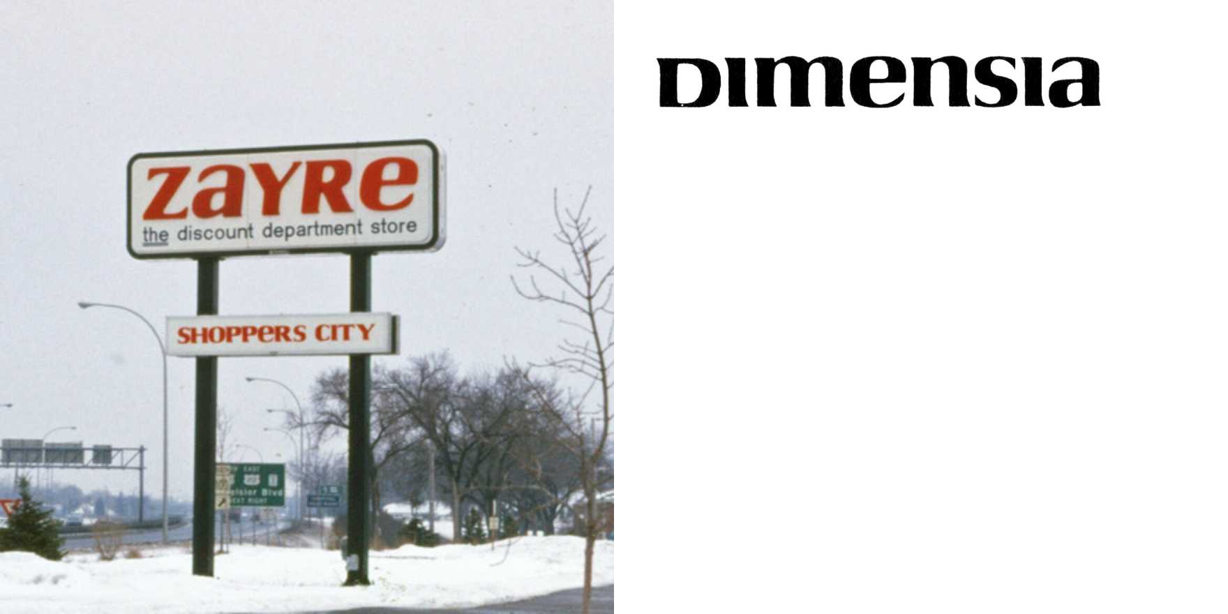 Zayre department store branding (1971–1976) - Fonts In Use